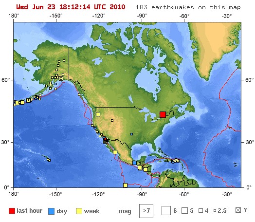 Usgs Earthquake Map New Map Shows Rising Quake Risk